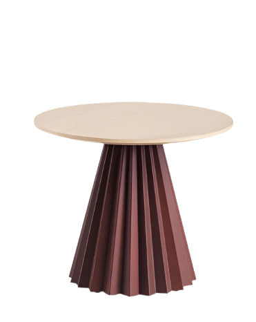 Buy Pleated Coffee Table D40 H50 | Textured Compact Accent Table | theMADgroup