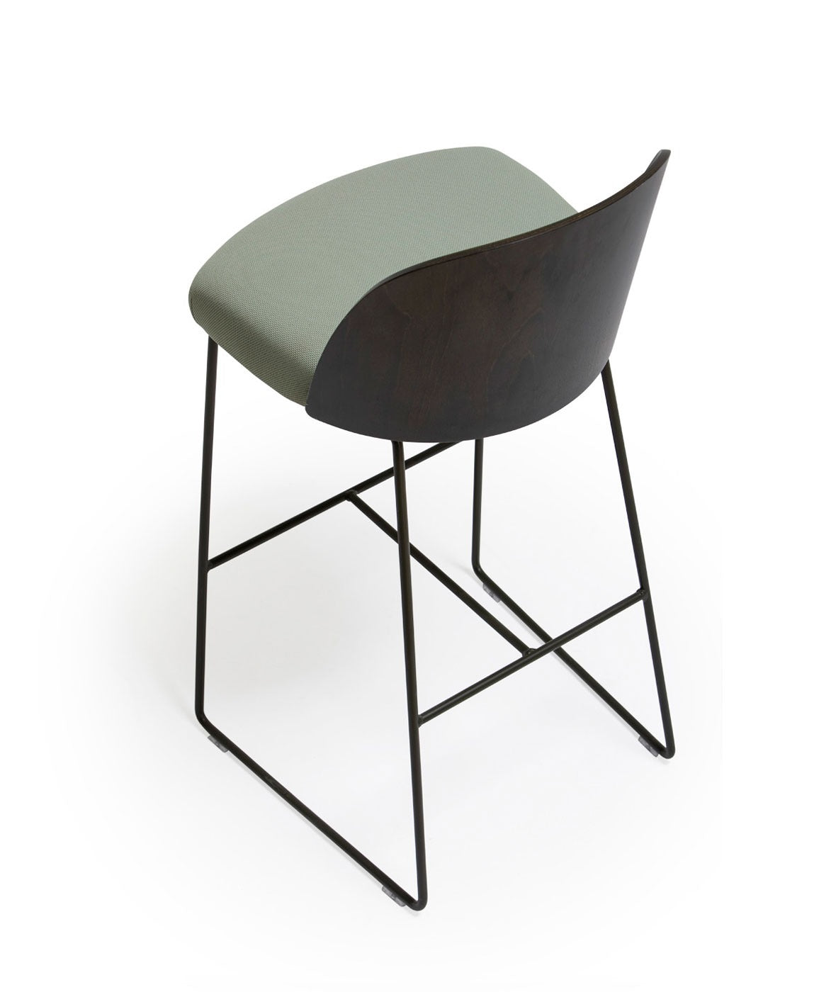 Buy Cistell High Stool | Metal Sled Base Bar Stool H75 | TheMADgroup