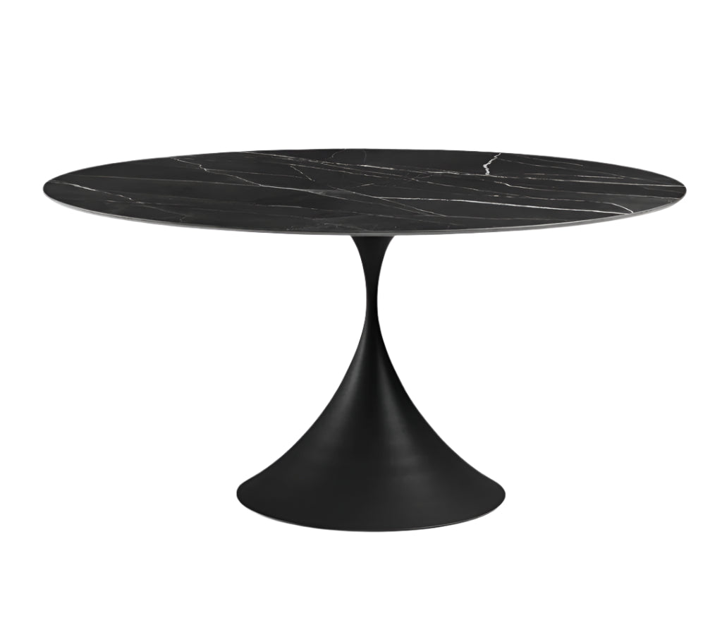 Buy Leo Table with Metal Base | Dining or Office Table | theMADgroup